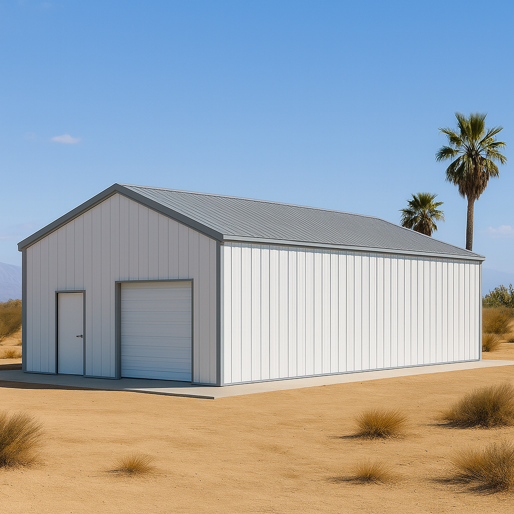 Gray 30' x 40' Building - No Snow Load – Steeldash
