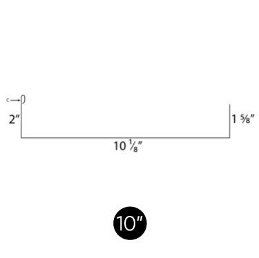 Metal Jamb Cover - 10" – Steeldash